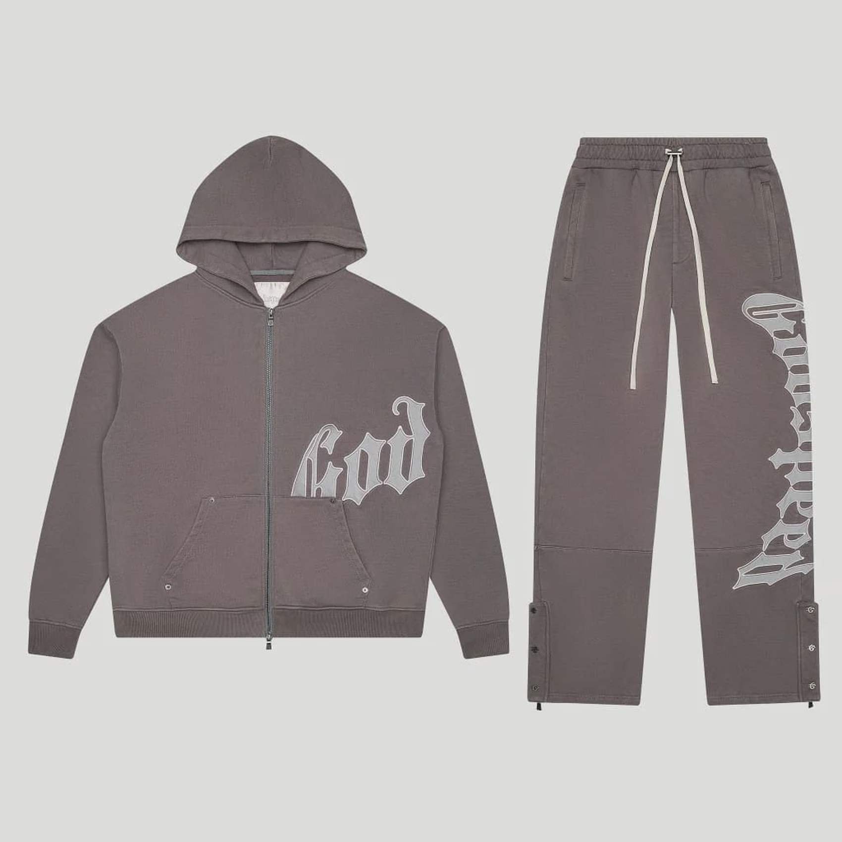 Godspeed OG Logo Sweatsuit V2 ' Stone Grey' – A Sneaker City
