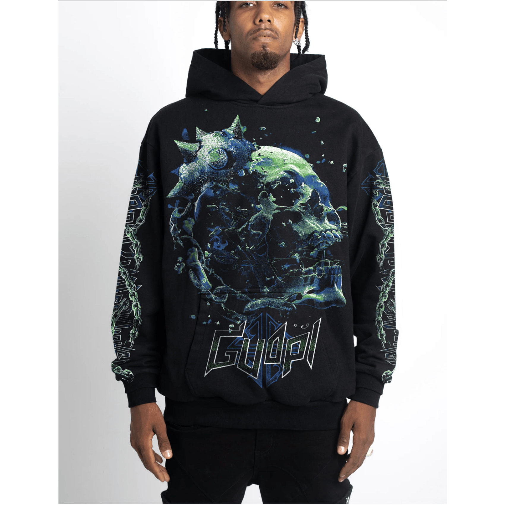 Guapi 'Skull Cracker' Black Hoodie – A Sneaker City