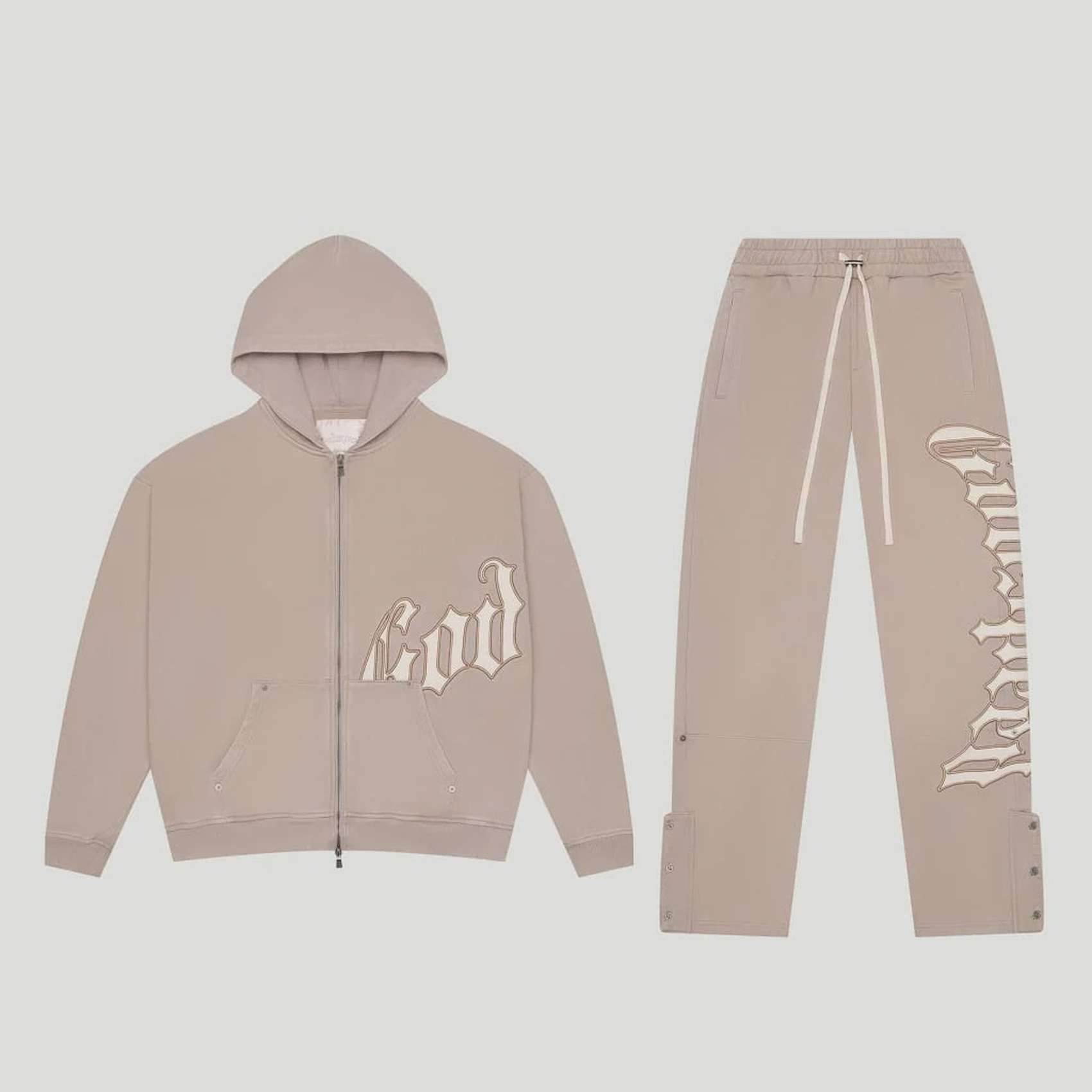 Godspeed OG Logo V2 Sweatsuit 'Sand/Bone' – A Sneaker City