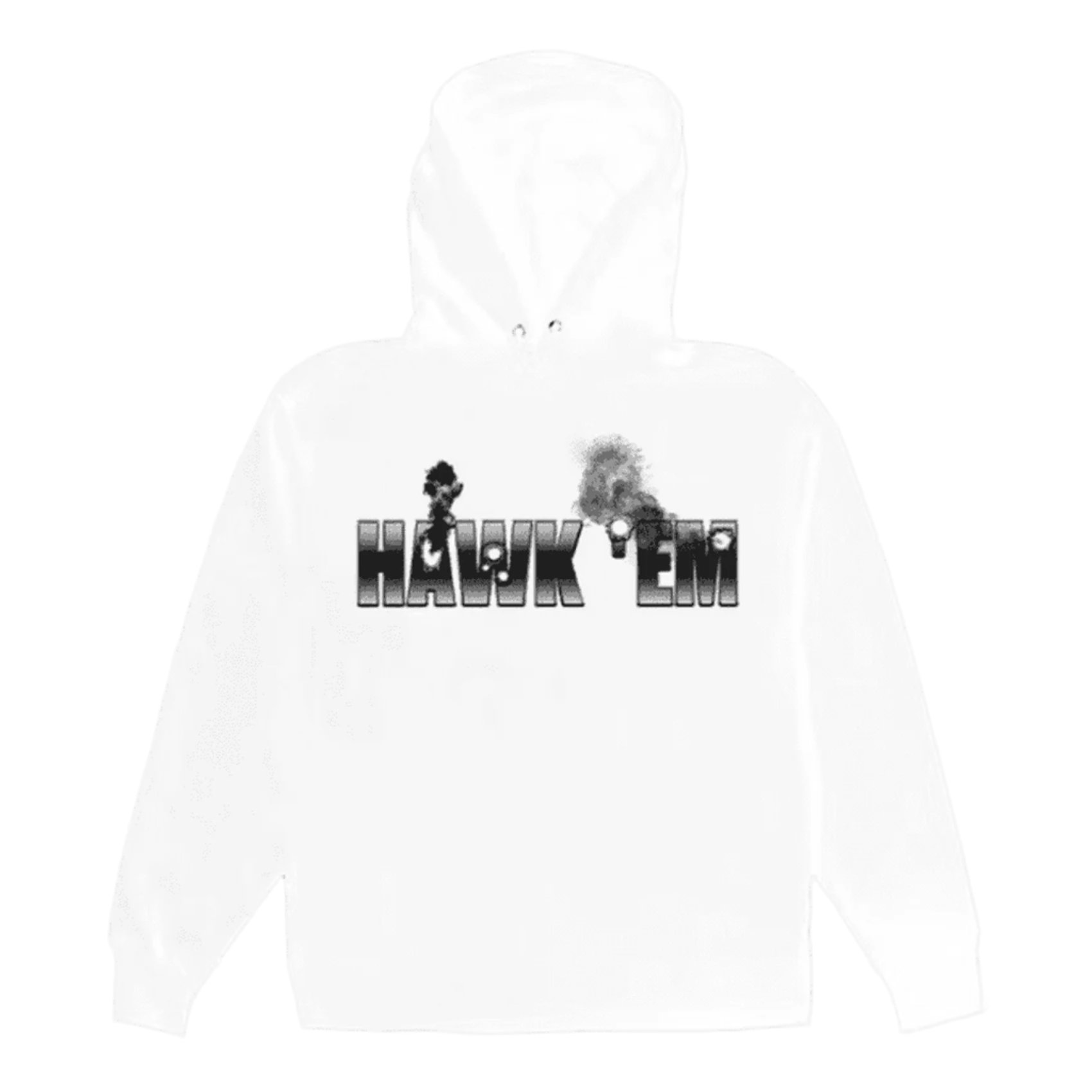 Vlone X Pop Smoke 'White Hawk 'Em' Hoodie – A Sneaker City